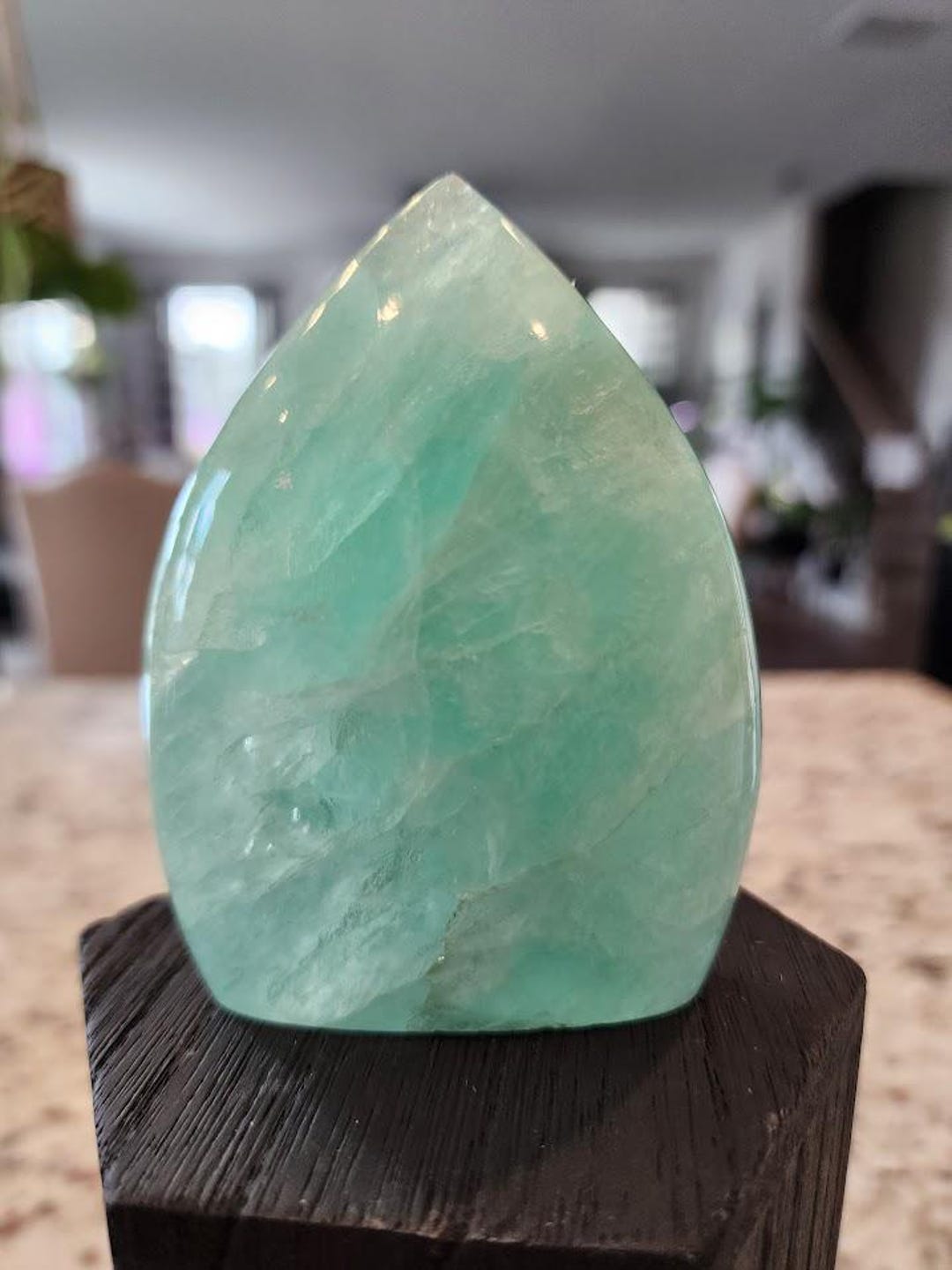 Stunning GREEN FLUORITE Freeform/ Fluorite / Crystals /green Crystals ...