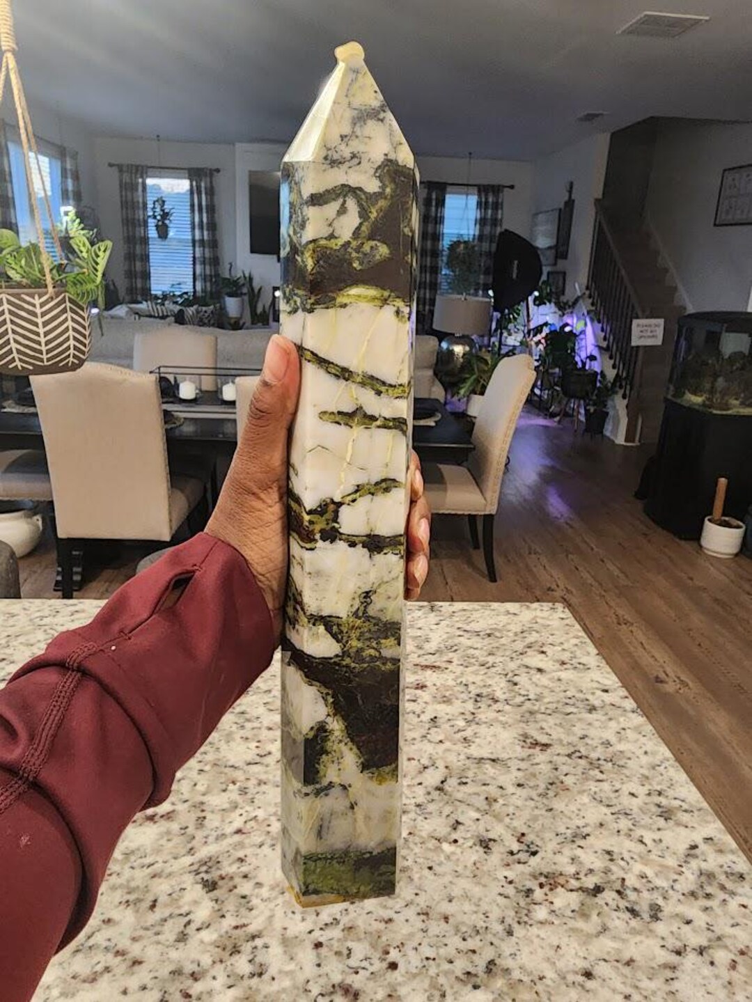 Large Ocan Jasper Tower/ Ocean Jasper/ Chakra / Chakra Stones / Crystal ...