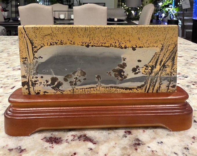 Stunning Picture Jasper Slab / Picture Jasper/ Crystal Sphere / Picture ...