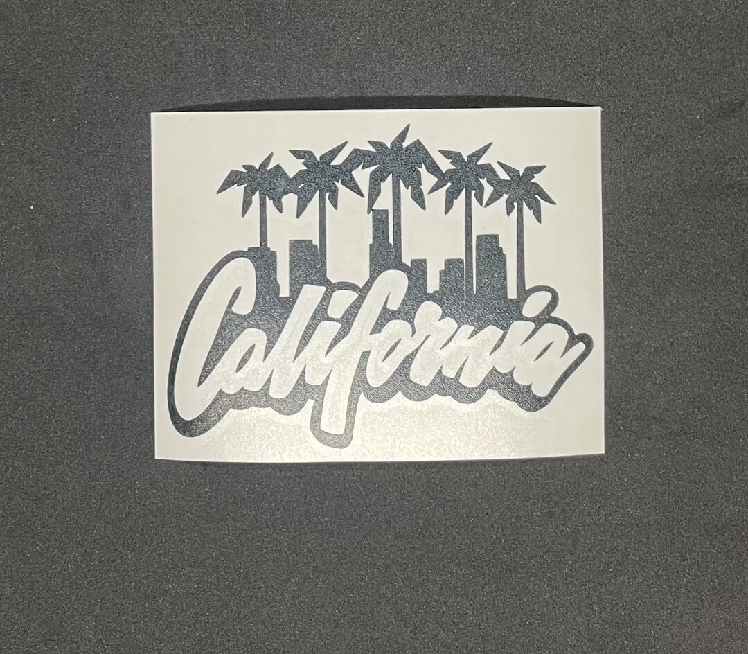 California Sticker Cali Decal Vinyl Bear Outdoor Travel Logo Die Cut ...