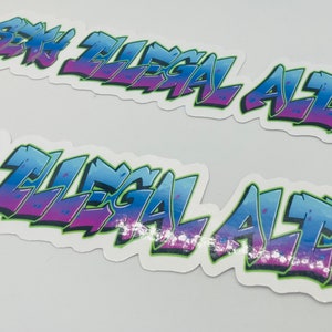 Name Graffiti Custom Stickers,decal, Art, Vinyl, U.S.A, Name, Trucks ...
