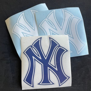 New York Yankees Vinyl Decal Car Window, Mirror, Bumper, Laptop, Yeti ...