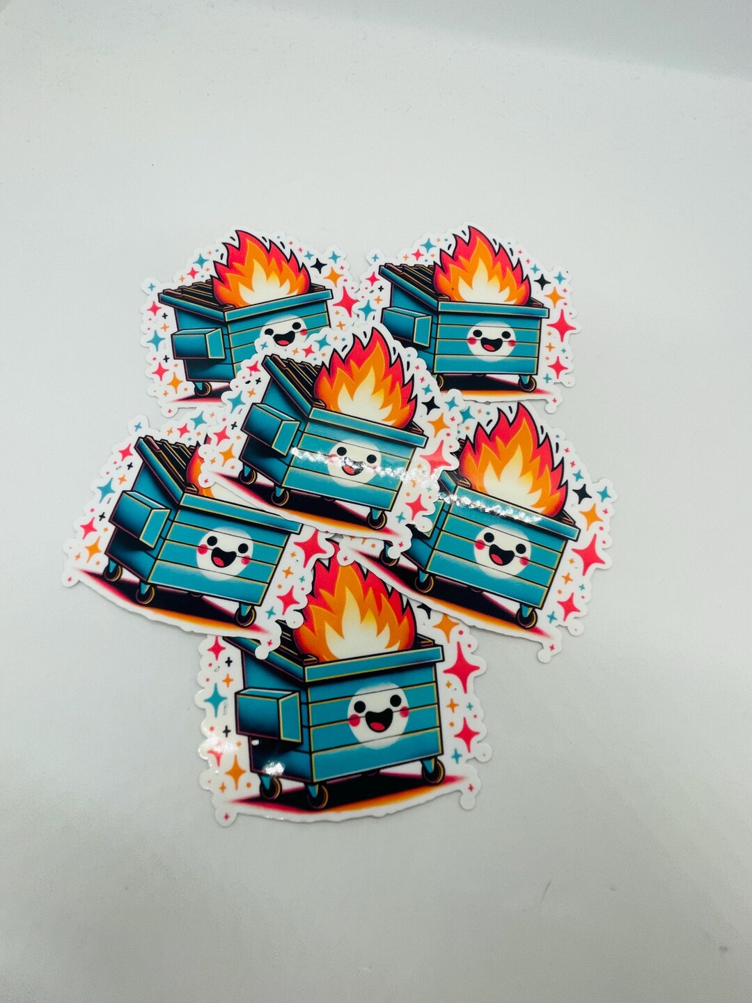 Dumpster Fire Sticker USA, State, Decals, Bikes, Cars, Toolbox ...