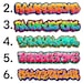 Custom Graffiti Name Decal: Digital Download - Etsy
