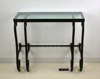 Wrought Iron Entry Table - Etsy