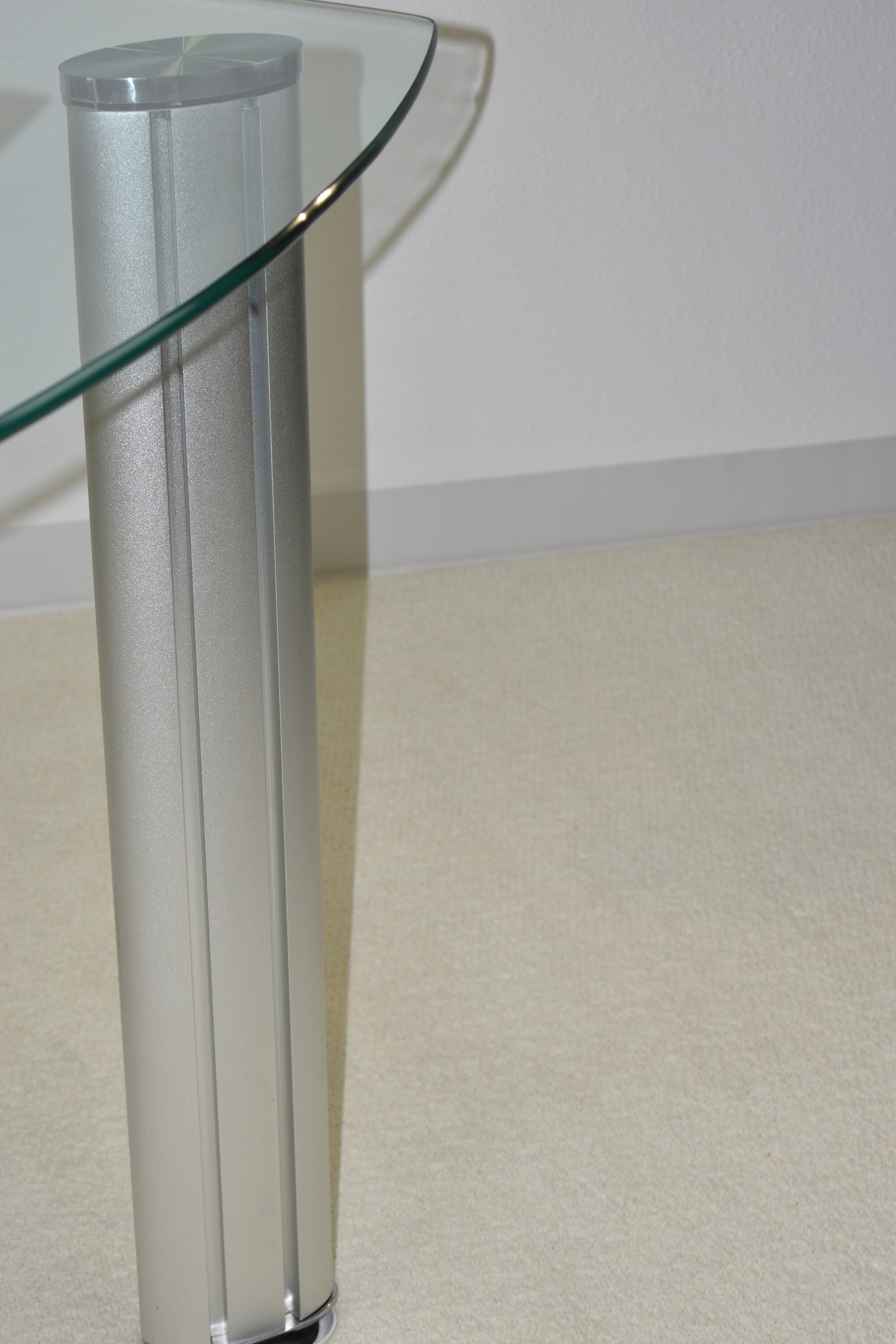 The Onyx Metal Counter Height Triangular Glass Dining Table - Etsy