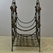 Hand Forged Indoor Wrought Iron Firewood Storage - Etsy