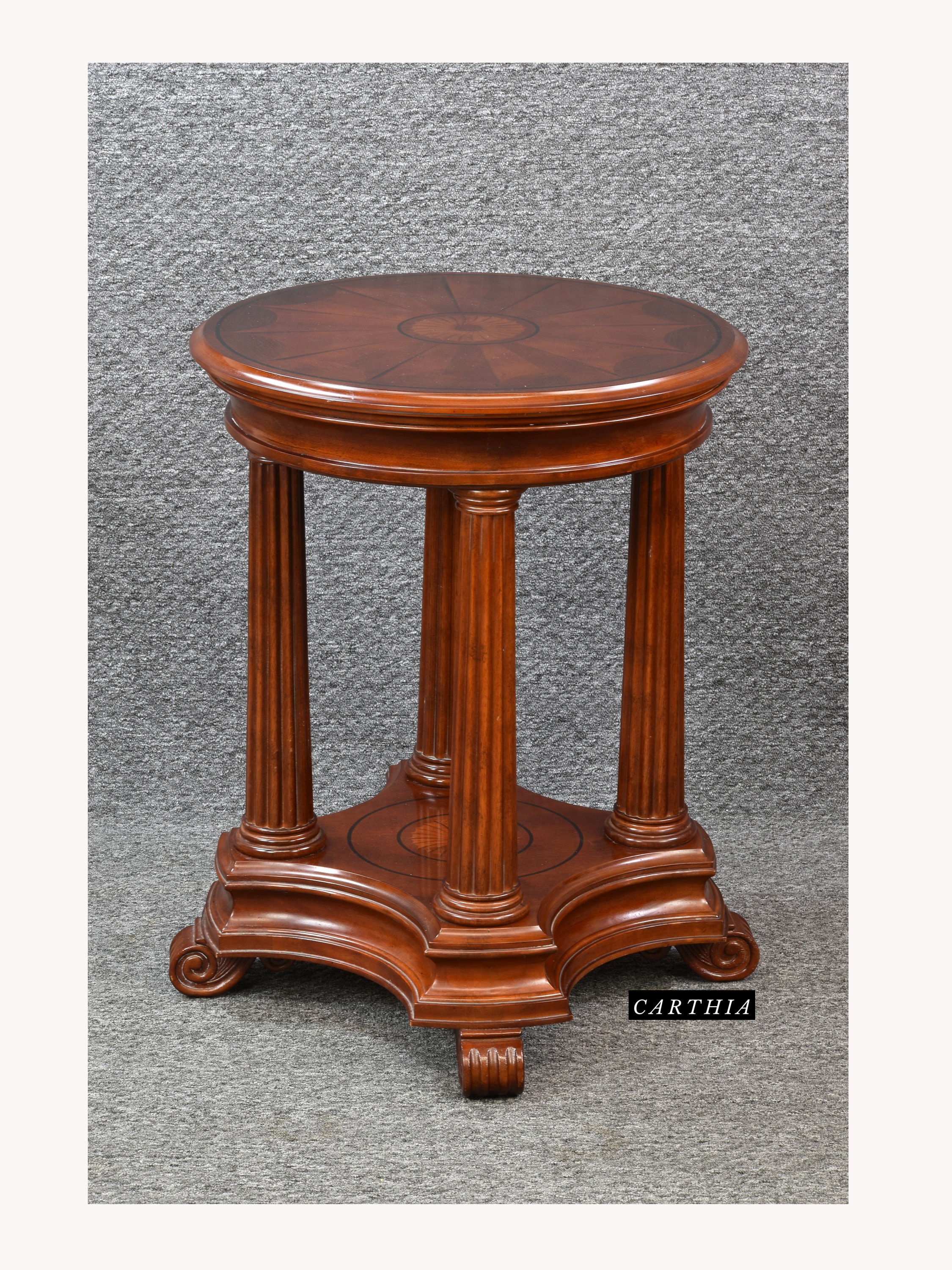 Bombay Company Traditional Neo-classical Style Cherry & Walnut Hardwood ...
