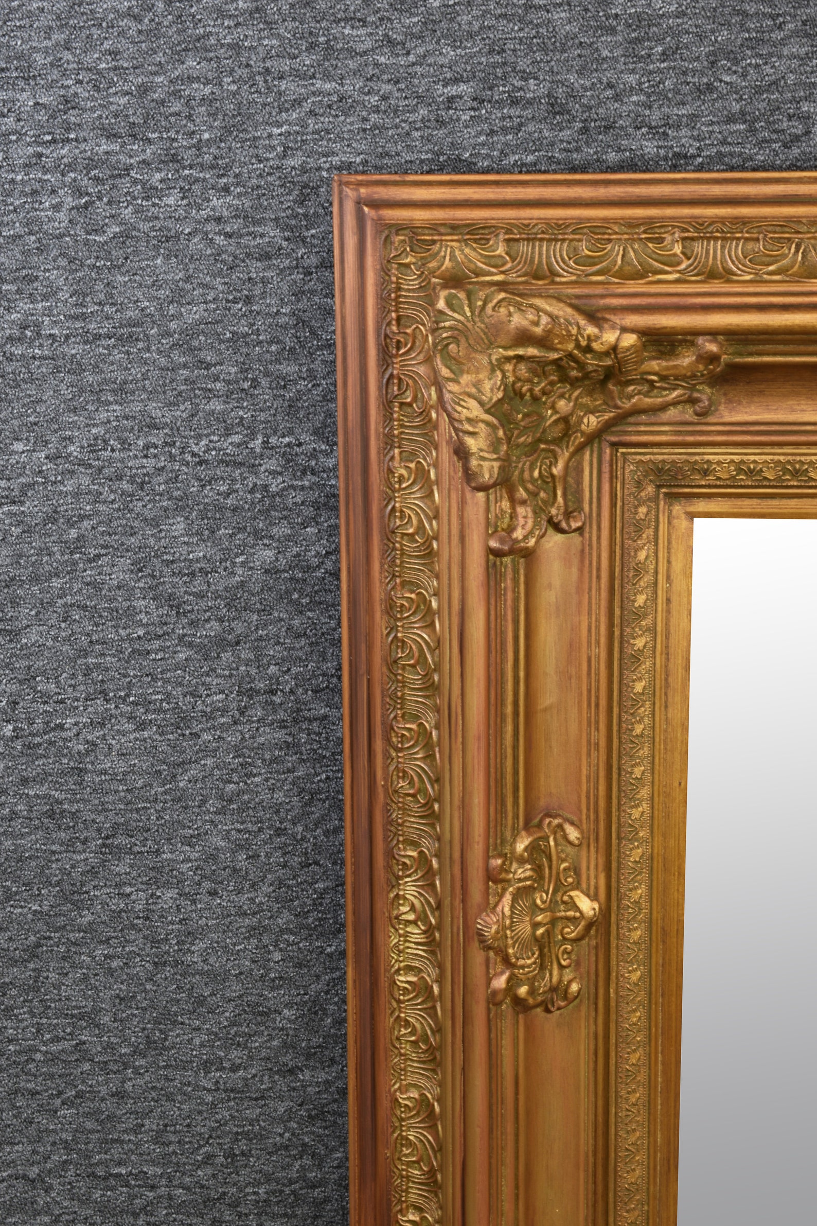 Vintage oro bronce dorado estilo barroco sobre manto espejo - Etsy España