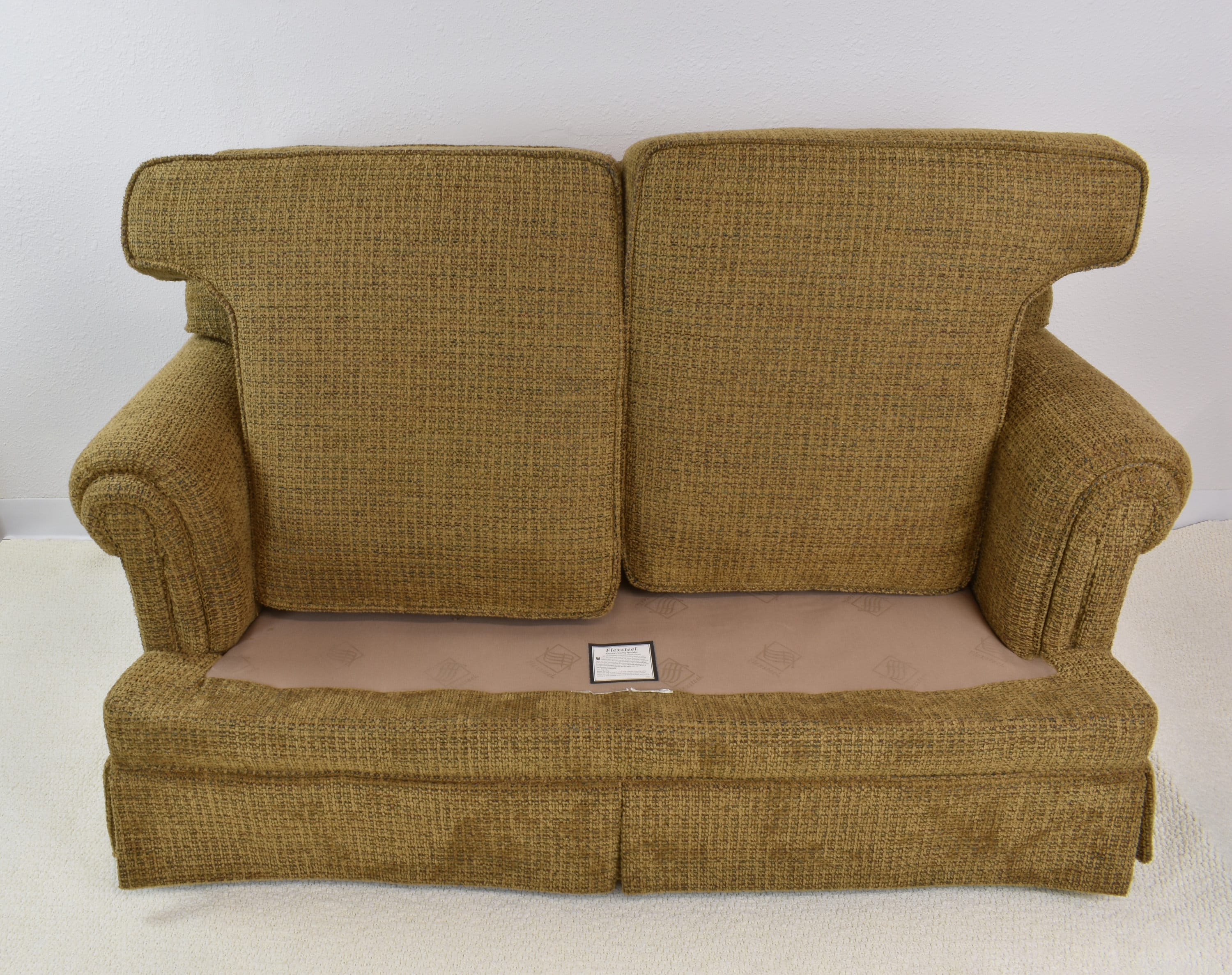 Traditional Rolled Arms Loveseat by Flexsteel Furniture - Etsy