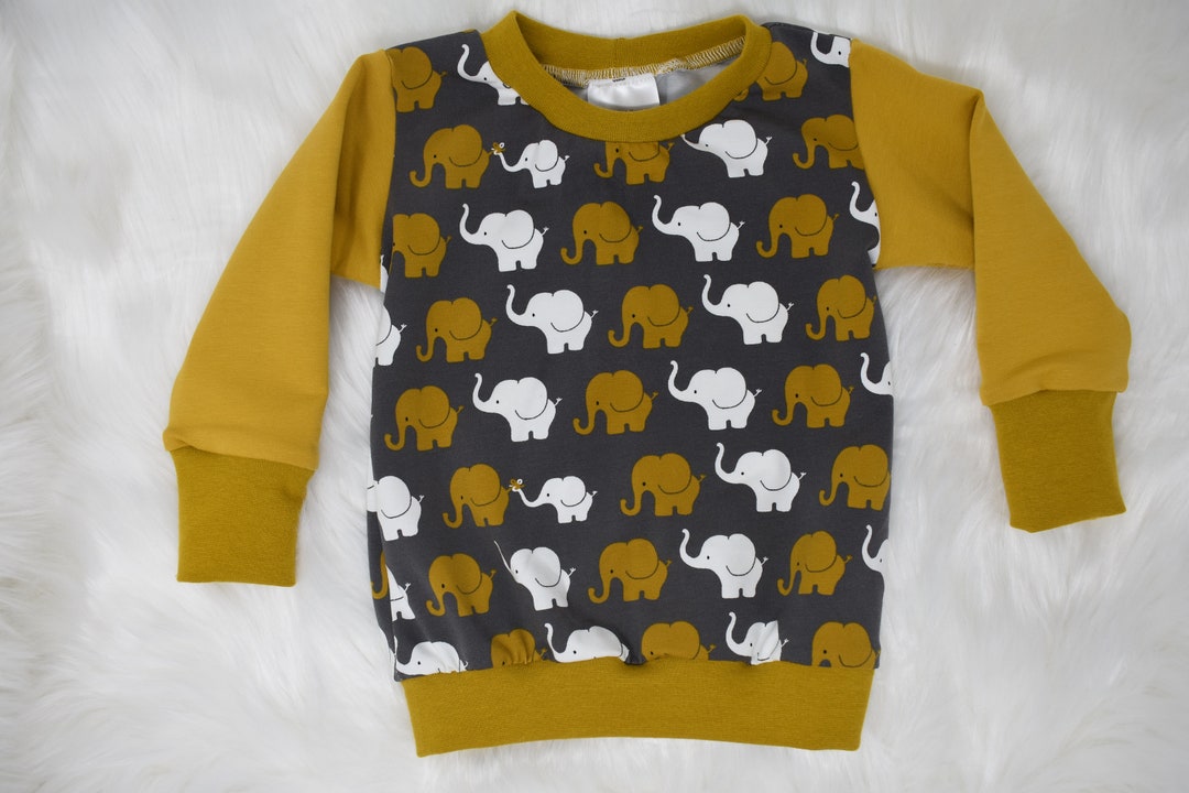 Long Sleeve Shirt elephant Parade Mustard - Etsy