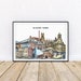 Chester Illustrated Map, A3/A4 Art Print, Cheshire Map - Etsy UK