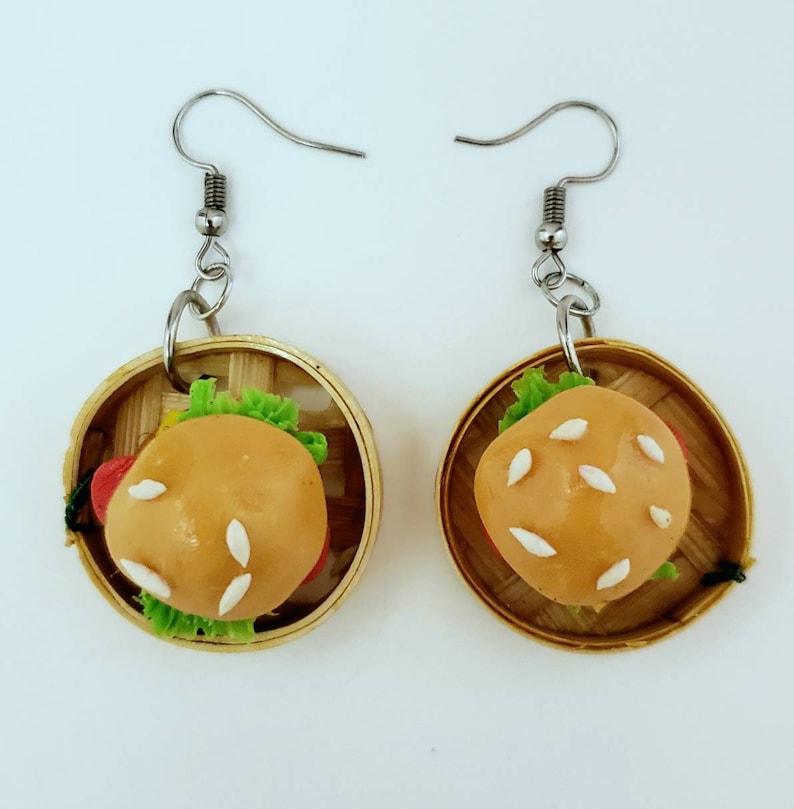 Mix Fun Food Earring Statement Earring Polymer Clay Earring - Etsy