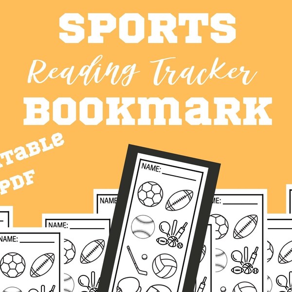 Soccer Bookmark - Etsy