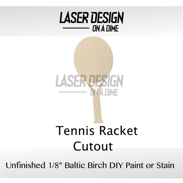Wooden Tennis Racket - Etsy