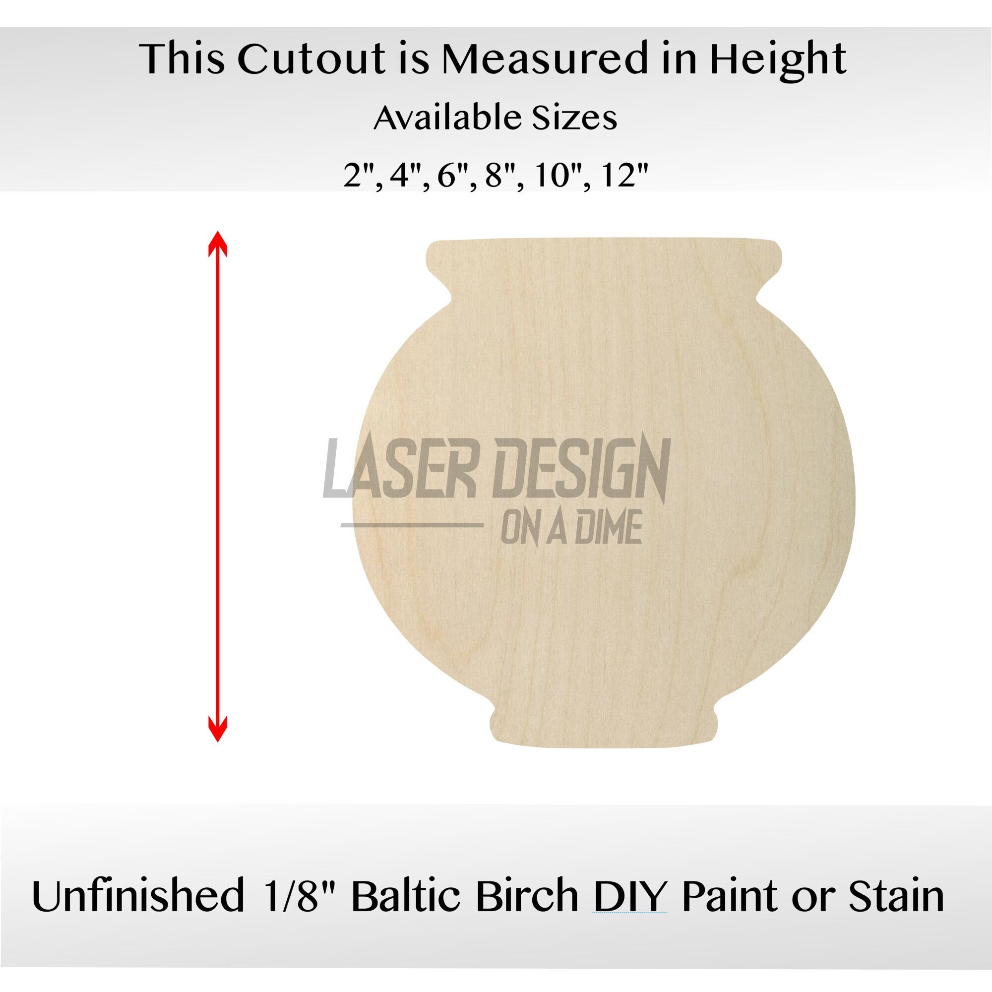 Fish Bowl Cut Out Fish Tank Wooden Blank DIY Craft Paint | Etsy