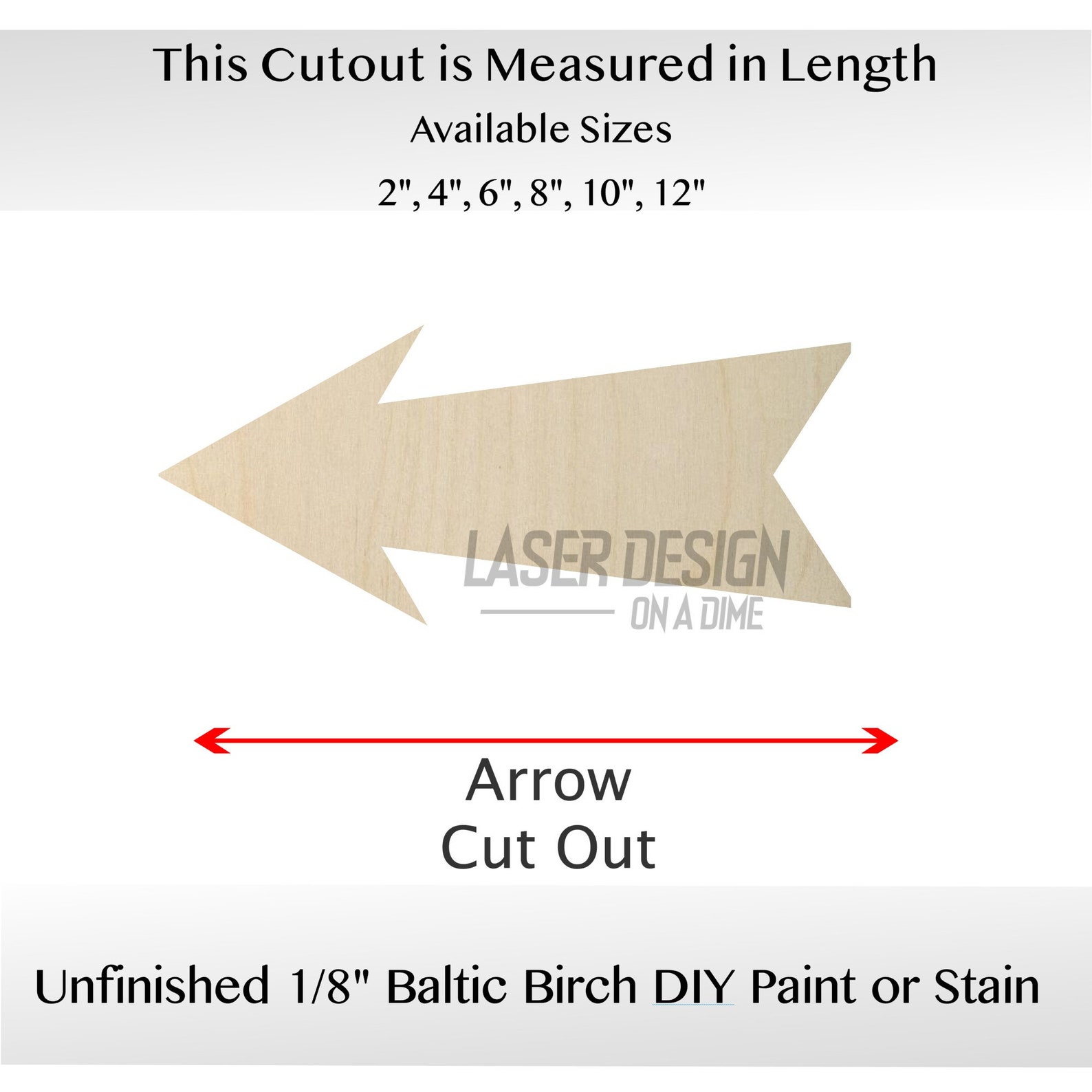 Wooden Cutout Arrow Wooden Blank DIY Craft Paint Party - Etsy