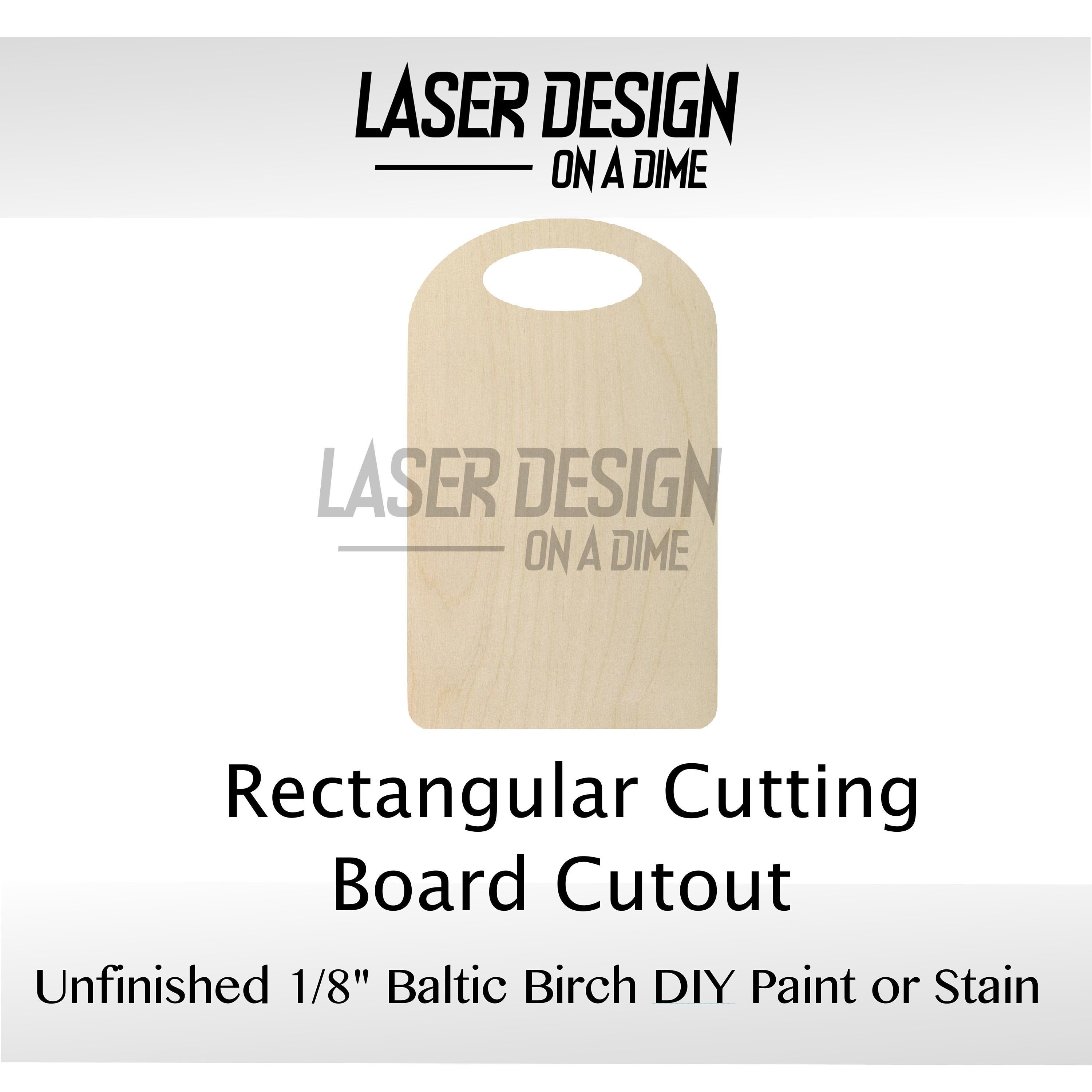 Rectangular Cutting Board Wooden Cutout Kitchen Wooden - Etsy UK