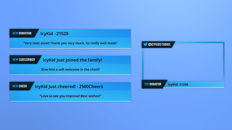 Custom Professional Streaming Overlay [digital] - Etsy