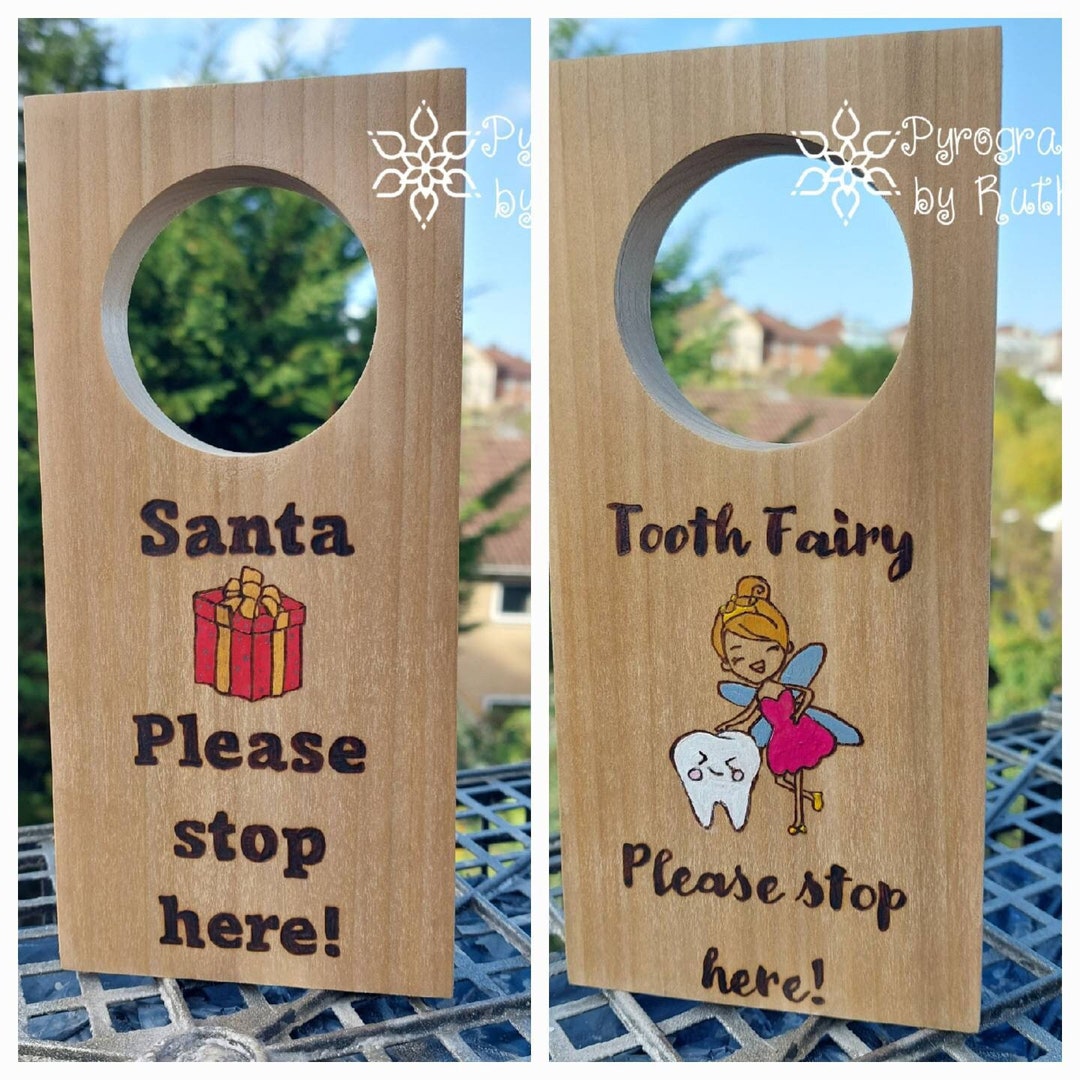 Santa/tooth Fairy Door Sign - Etsy