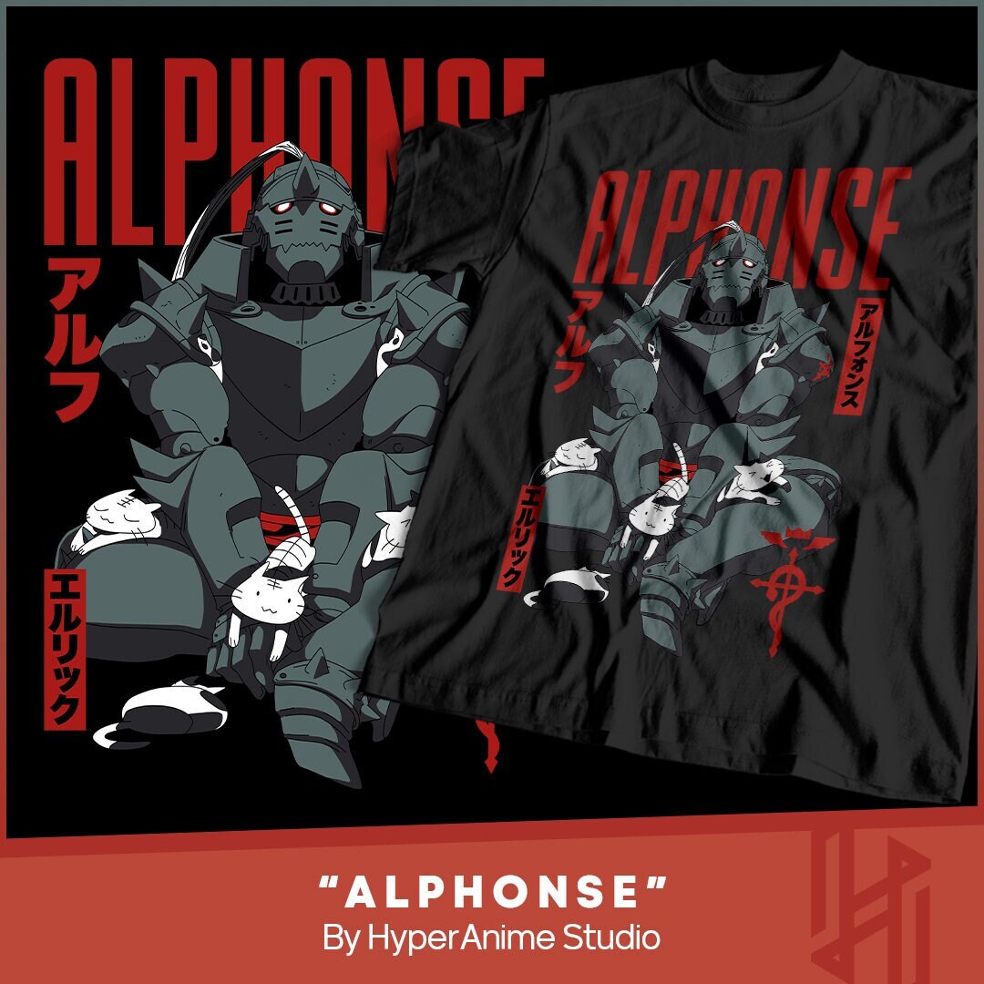 Armored Alchemist Anime T-shirt Unisex, Anime Manga Shirt, Anime Shirt ...