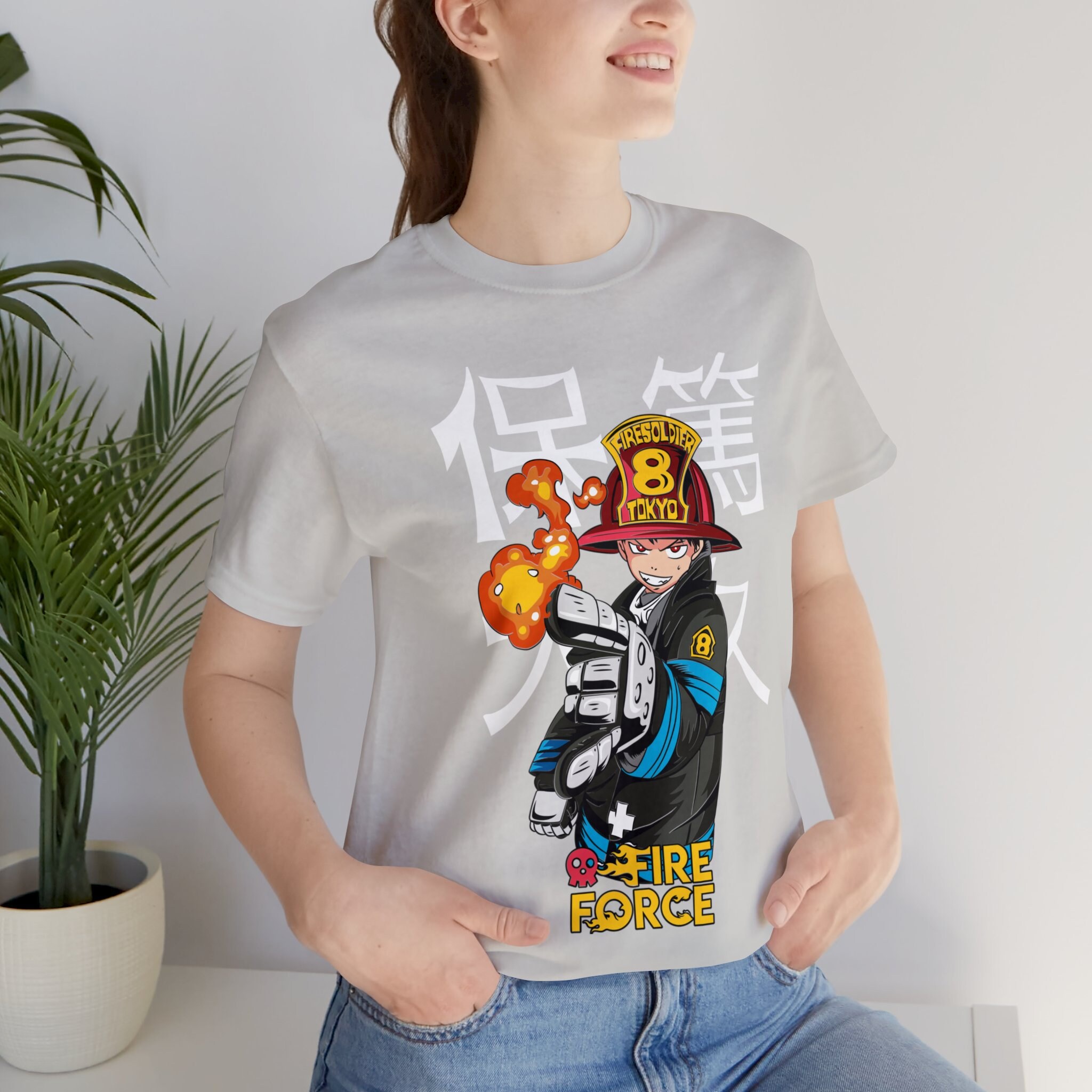 Shinra Anime T-shirt Unisex, Fire Force Anime Manga Shirt, Anime Shirt ...