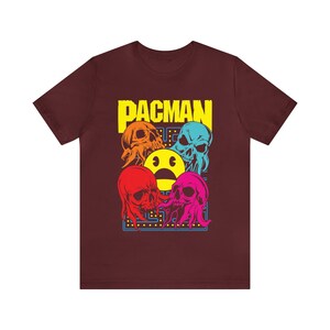 Vintage Arcade Game Shirt - Classic Retro Design With Gaming Icons ...