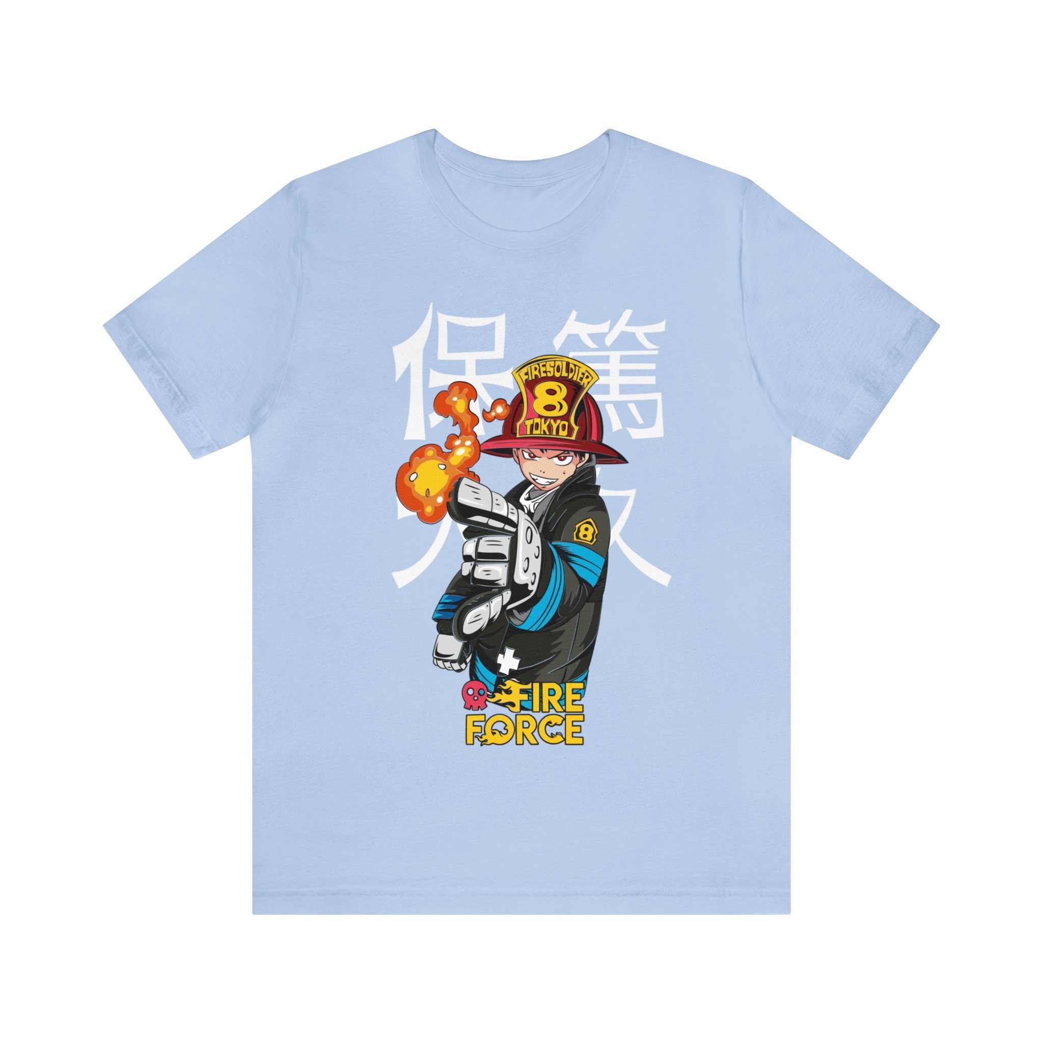 Shinra Anime T-shirt Unisex, Fire Force Anime Manga Shirt, Anime Shirt ...