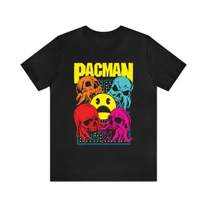 Vintage Arcade Game Shirt - Classic Retro Design With Gaming Icons ...
