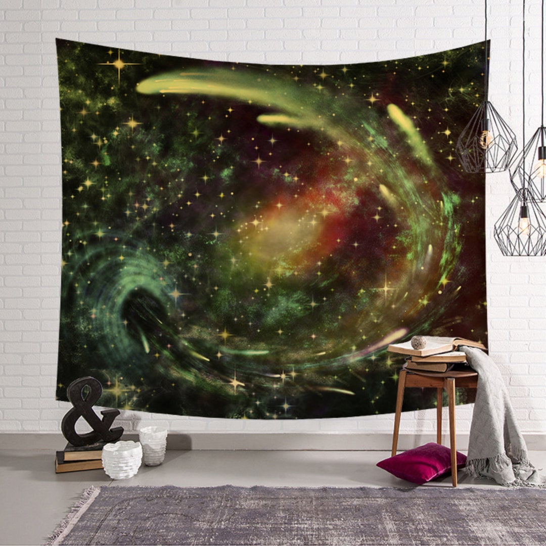 Beautiful Universe Wall Tapestry, Galaxy Wall Hanging for Living Room ...