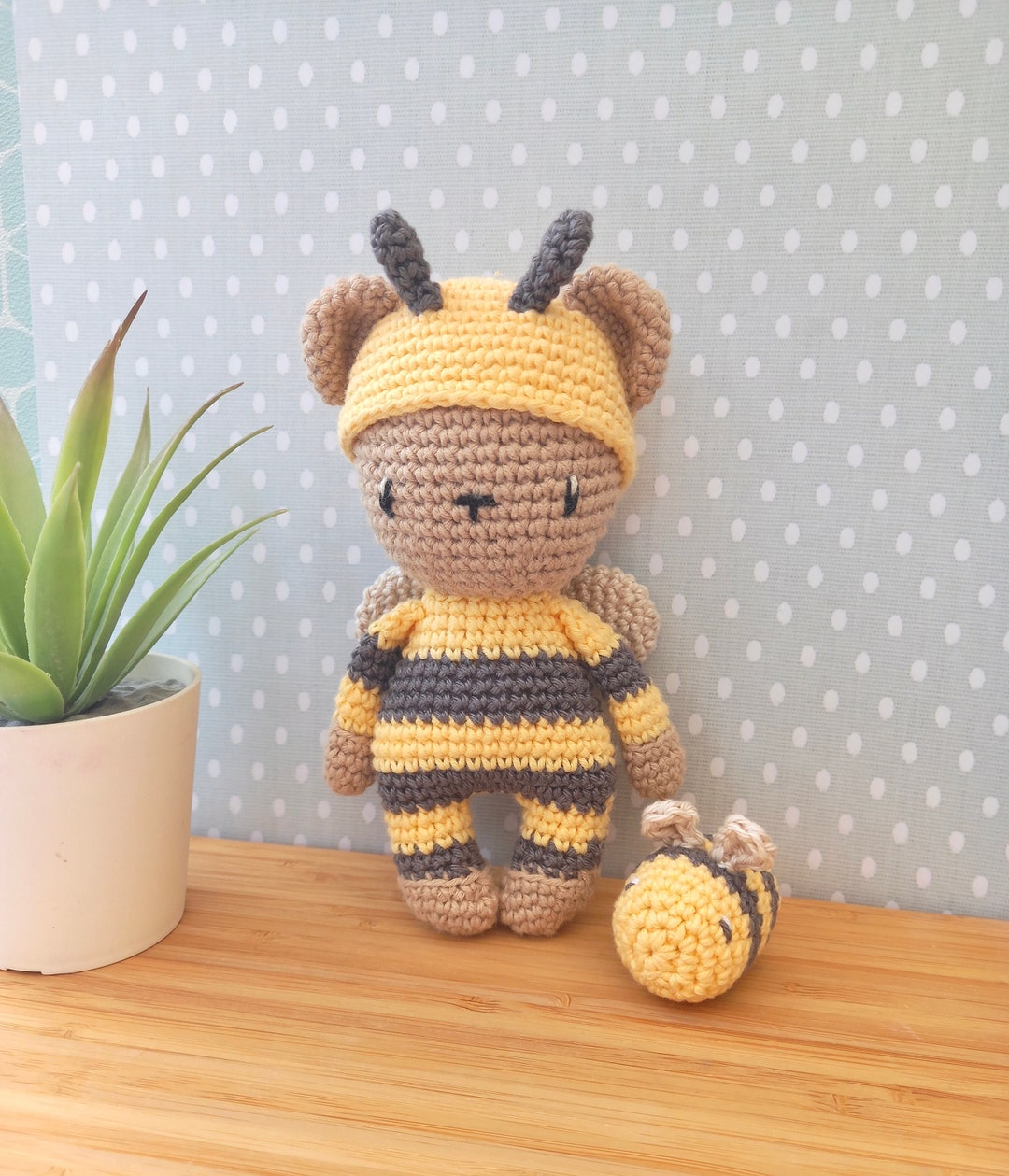 Bumblebee Ted / Crochet Pattern / Crochet Amigurumi Pattern (english ...