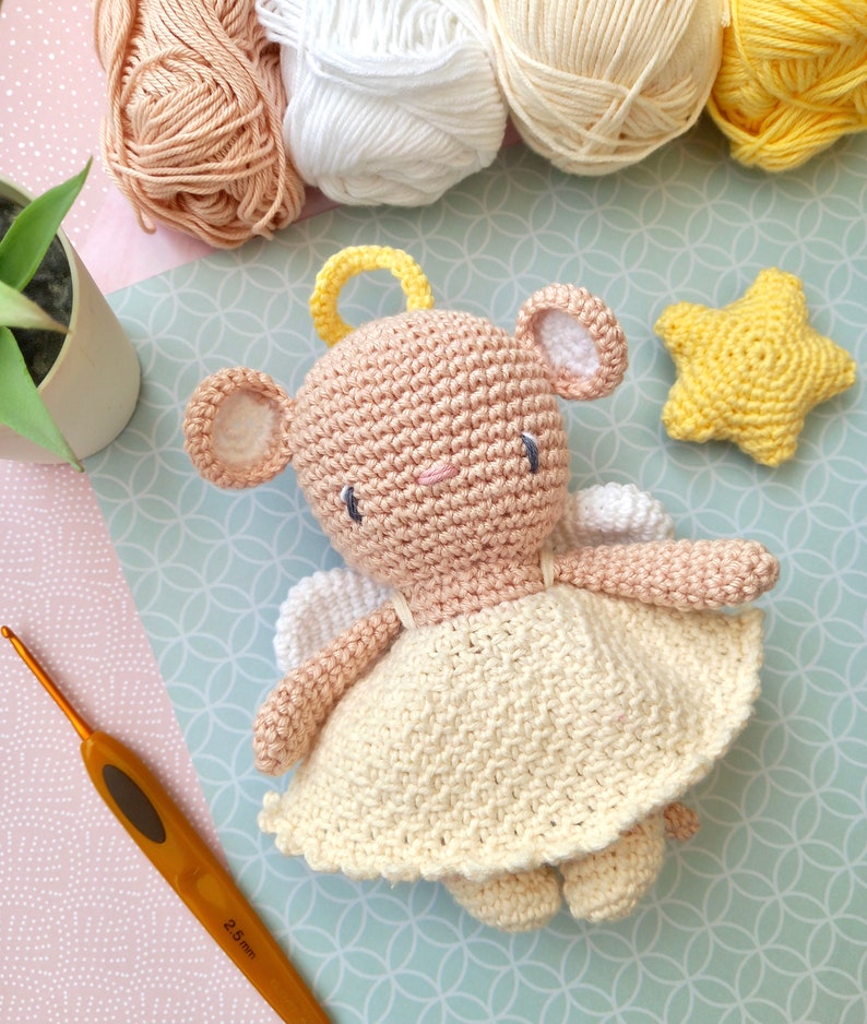 CROCHET PATTERN Angel Mouse - Etsy