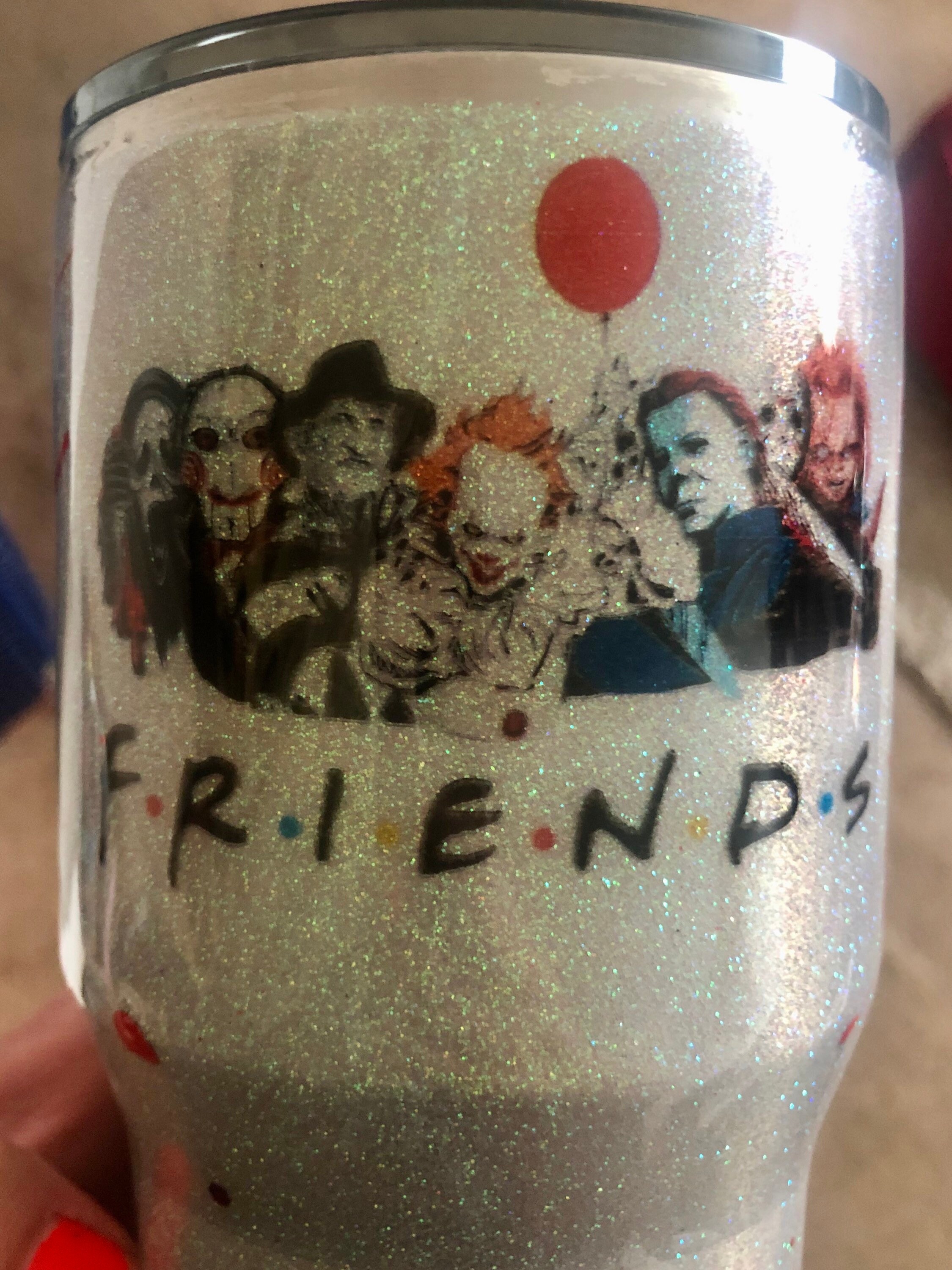 Horror Movie Tumbler Horror Tumbler Halloween Tumbler | Etsy