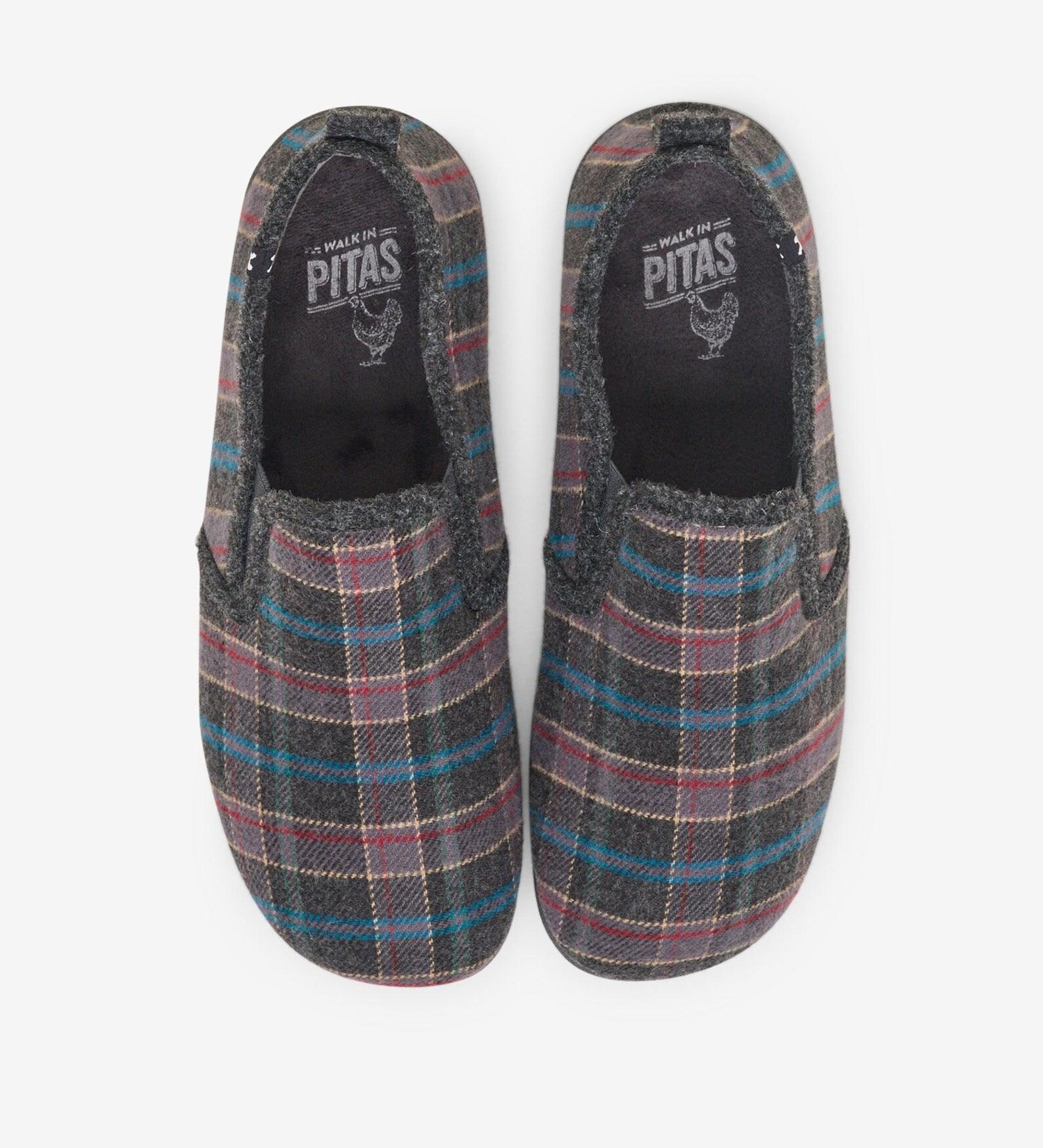 Pitas Old Timer Eco Felt Slippers, Grippy Rubber Soles - Etsy