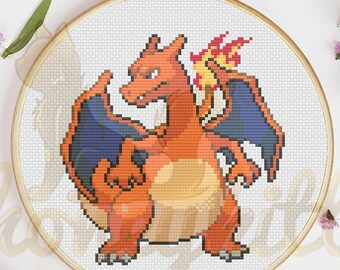 Charizard Pattern - Etsy