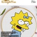 Alien Maggie Cross Stitch Pattern | the Simpsons | Treehouse of Horror ...