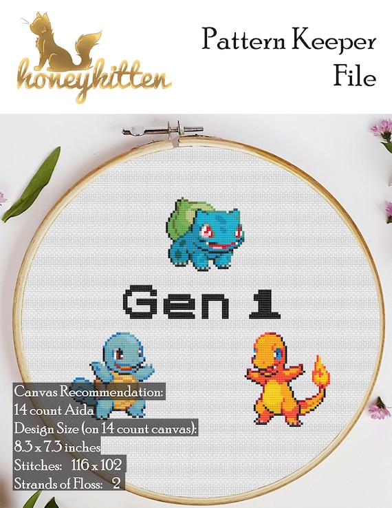 Pokemon Gen 1 Starters