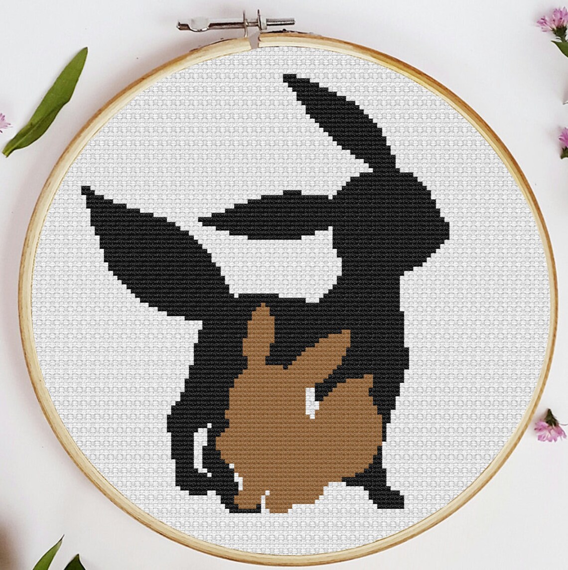 Eevee & Umbreon Pokemon Cross Stitch PDF Pattern - Etsy