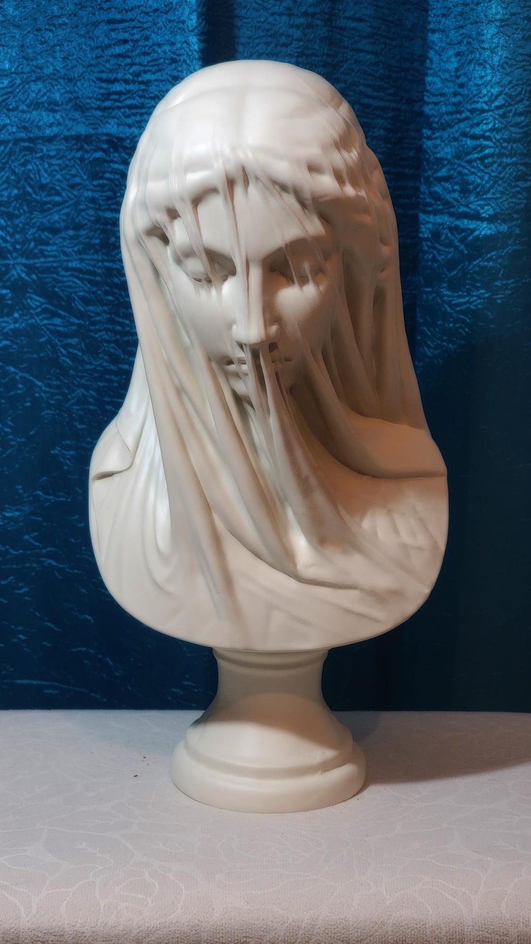 The Veiled Virgin (giovanni Strazza) – Masterful Resin Reproduction ...