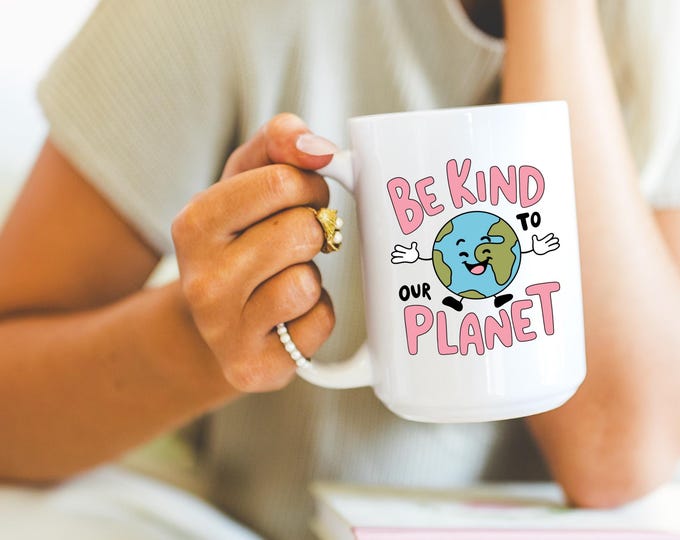 Earth Day Mug, Earth Day Gifts, Be the Solution, Mother Earth Coffee ...