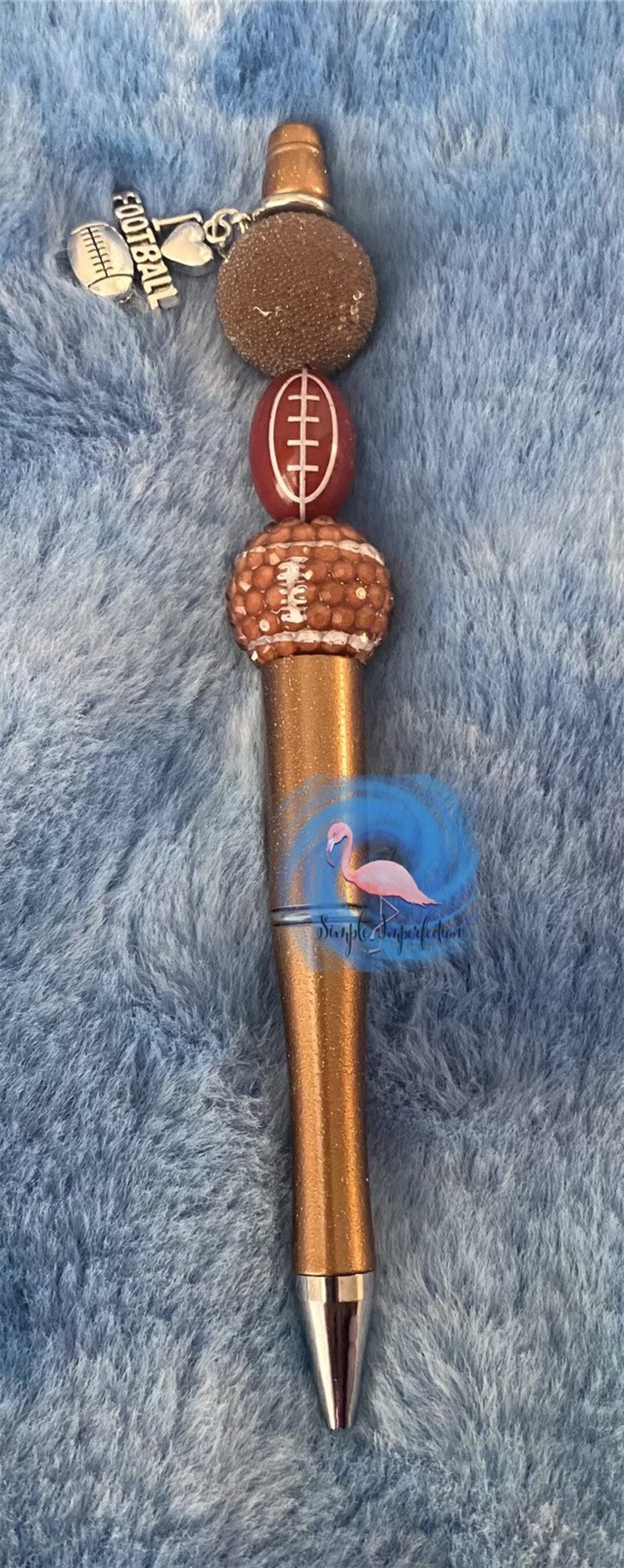 Football Beaded Pens | Football Bead Pens | Football | Bead Pen ...