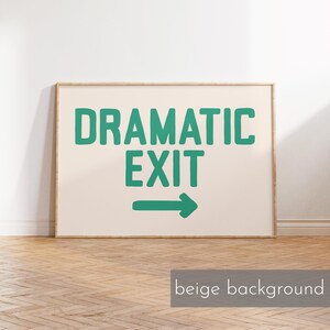 Dramatic Exit - Hallway Wall Art Print | Home Decor, Entryway & Porch ...