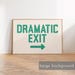 Dramatic Exit - Hallway Wall Art Print | Home Decor, Entryway & Porch ...