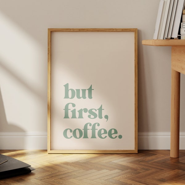 First Coffee Print - Etsy