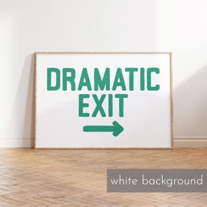 Dramatic Exit - Hallway Wall Art Print | Home Decor, Entryway & Porch ...
