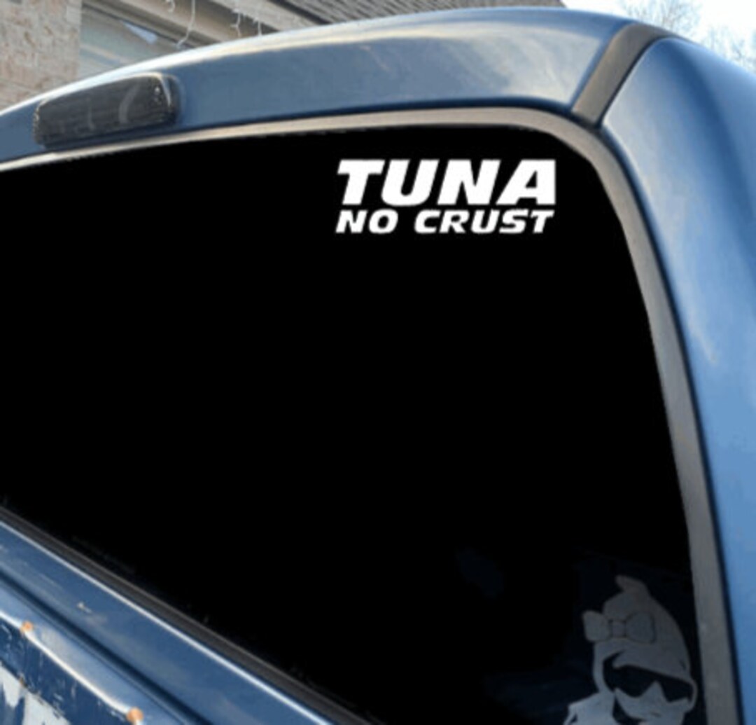 Tuna No Crust Decal - Etsy