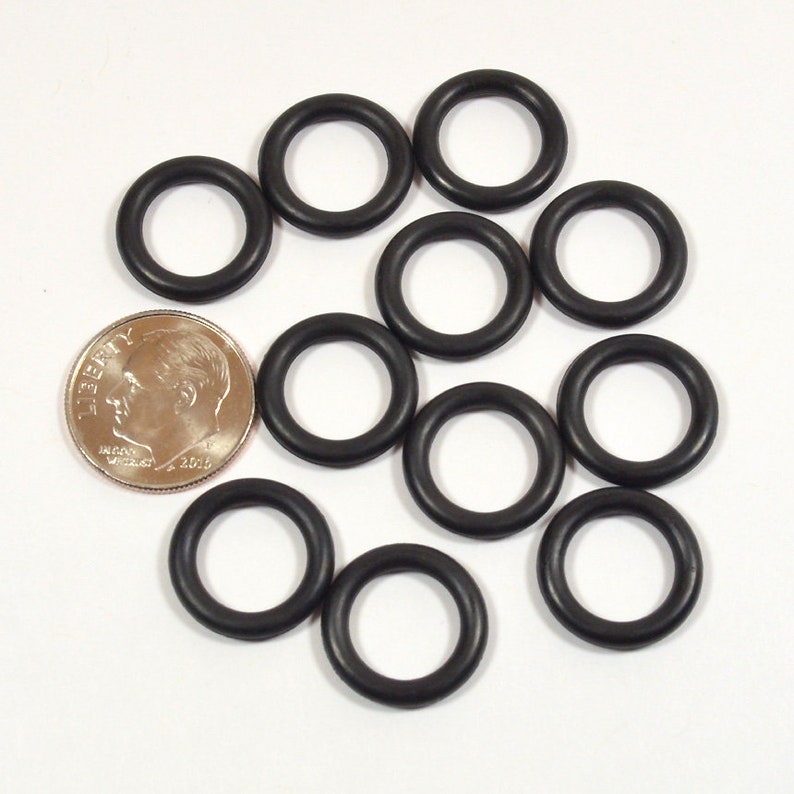 15mm Black Rubber O-rings 20 per Package - Etsy