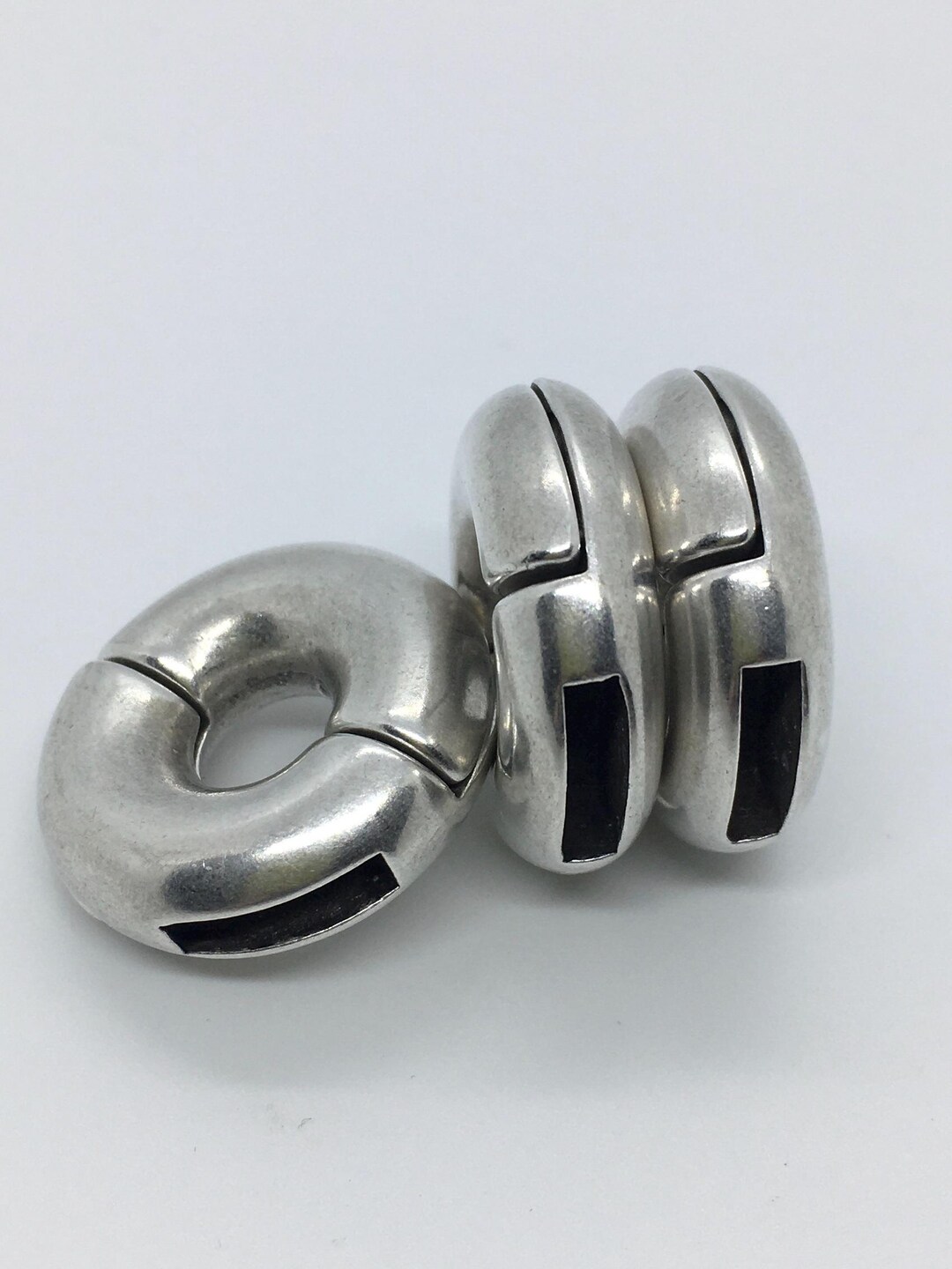 10mm Flat Leather Life Saver Magnetic Clasps - AS - Choose Your ...
