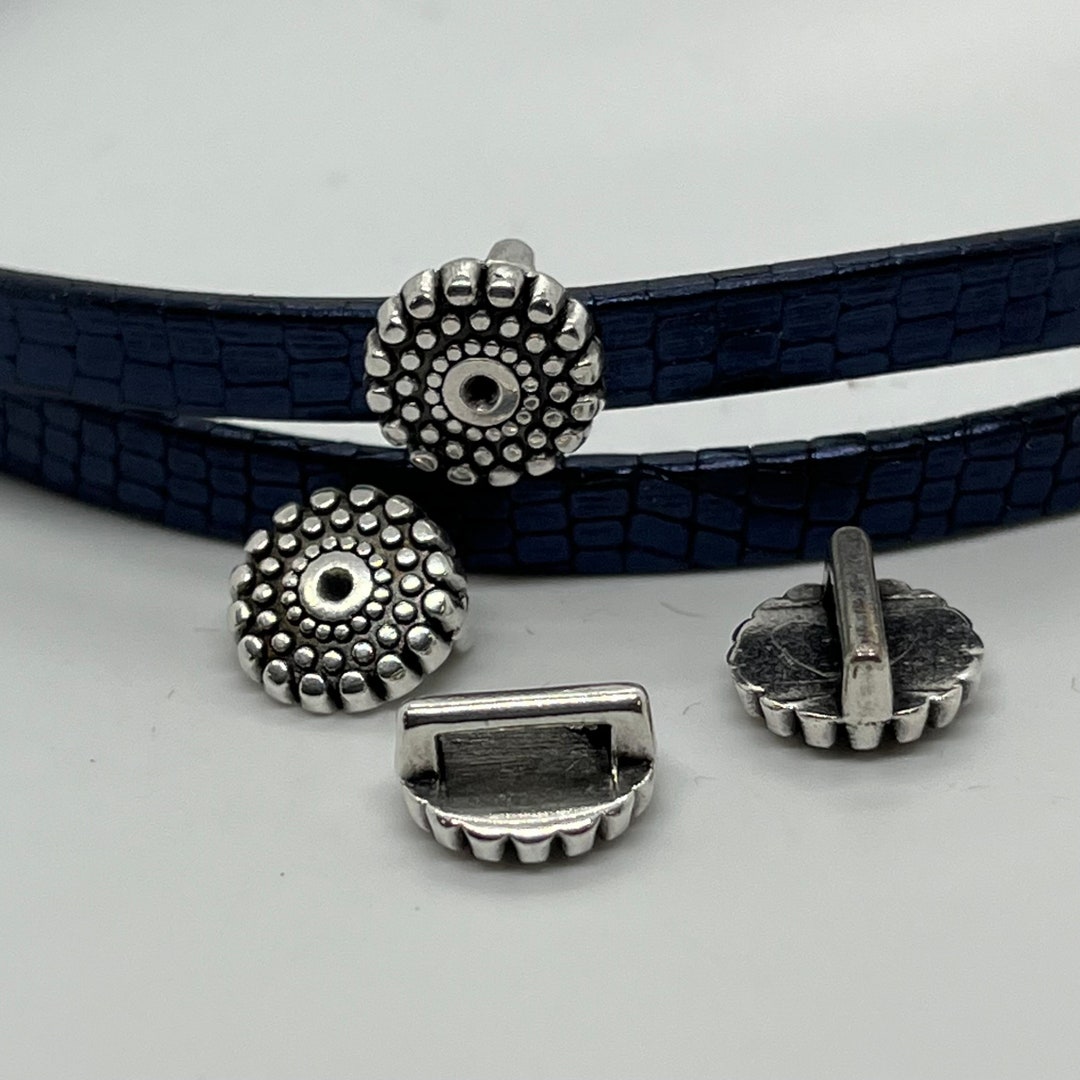 Concentric Dots Spacers for 5mm Flat Leather - Choose Your Quantity - Etsy
