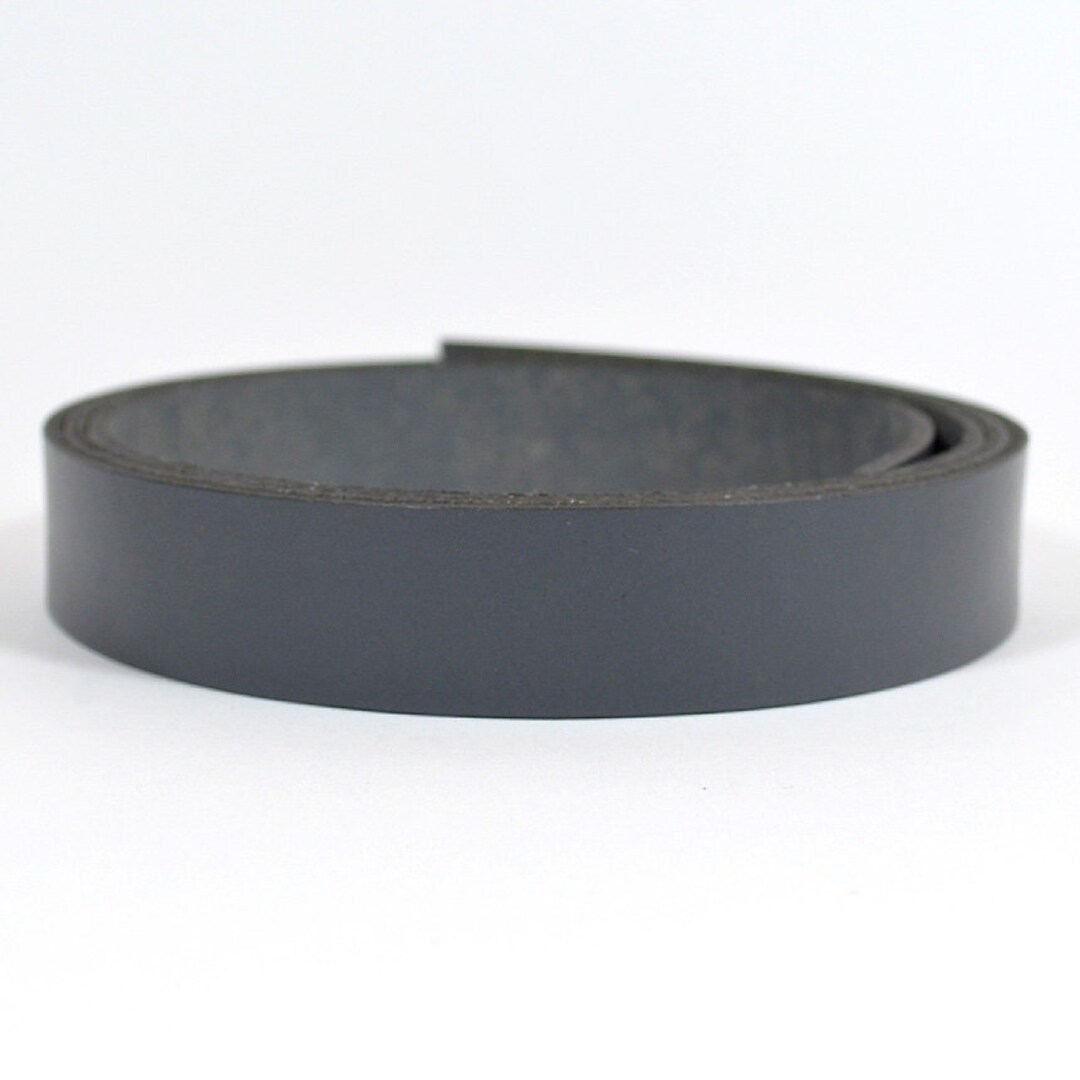 20mm Flat Leather - Putty Grey - L20F-26 - Choose Your Length - Etsy